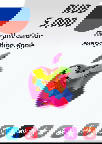 Apple Gift Card 5000 RUB | Russia Account digital
