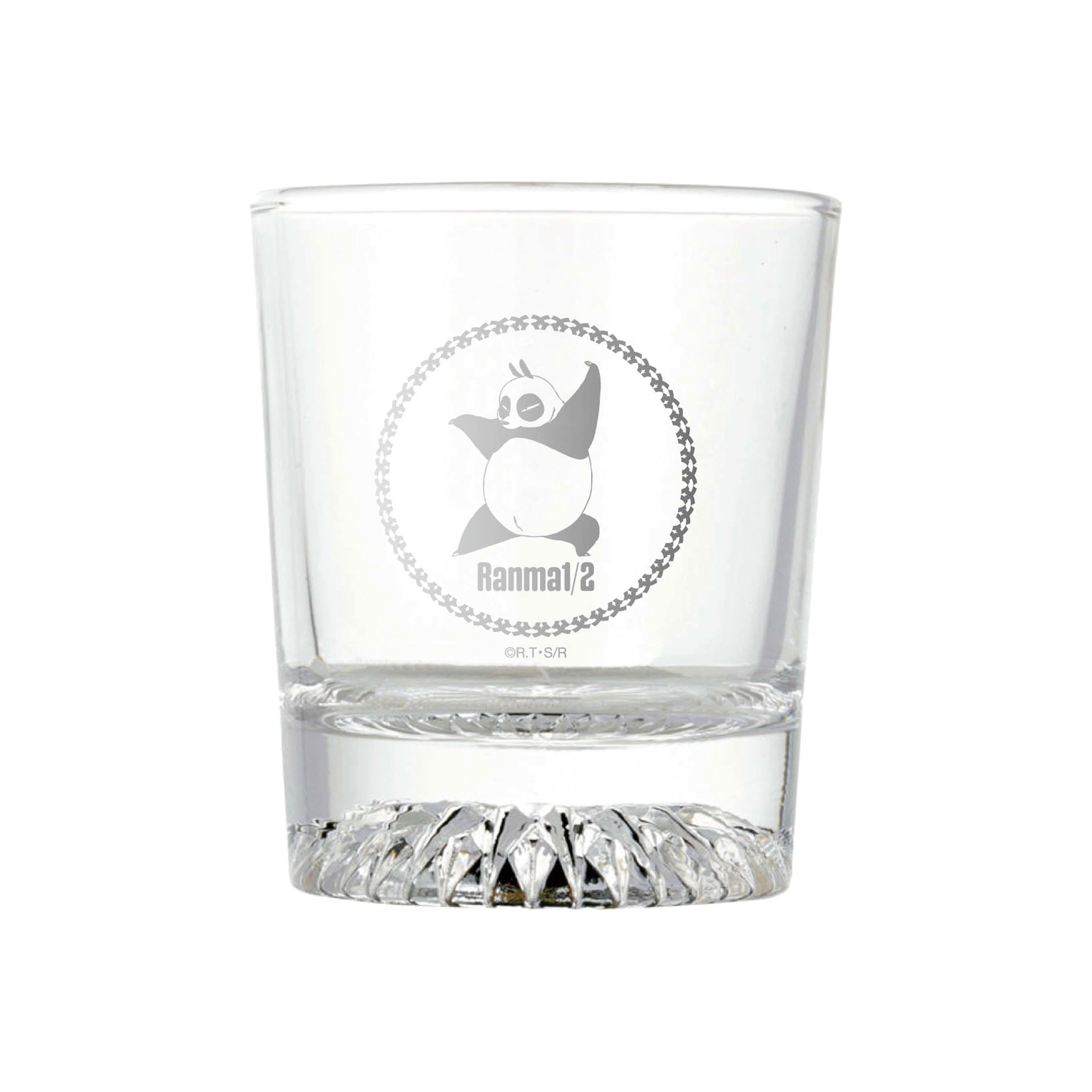 Ranma 1/2 Rocks Glass Genma (Panda)