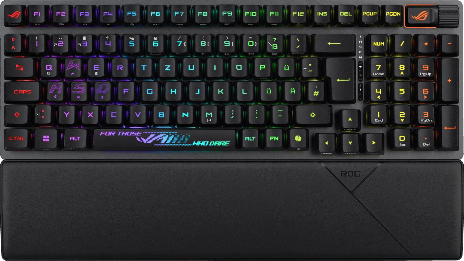 ASUS ROG Strix Scope II 96 RX Wireless Gaming Keyboard (Red Axis Black ...