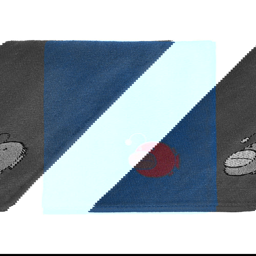 Girls Und Panzer Das Finale - Anglerfish Team Embroidered Hand Towel (Navy)