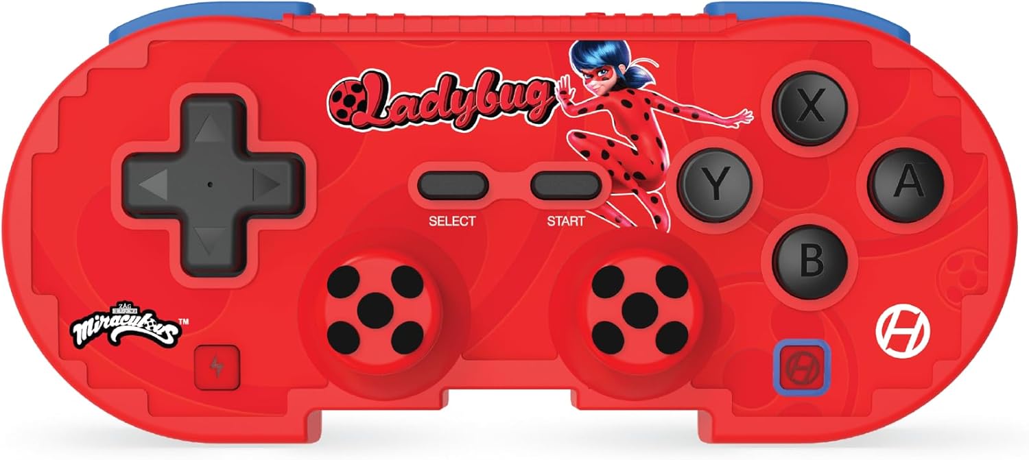 Hyperkin Pixel Art Wireless Controller (Lady Bug) for PC, Android, NSW, PC