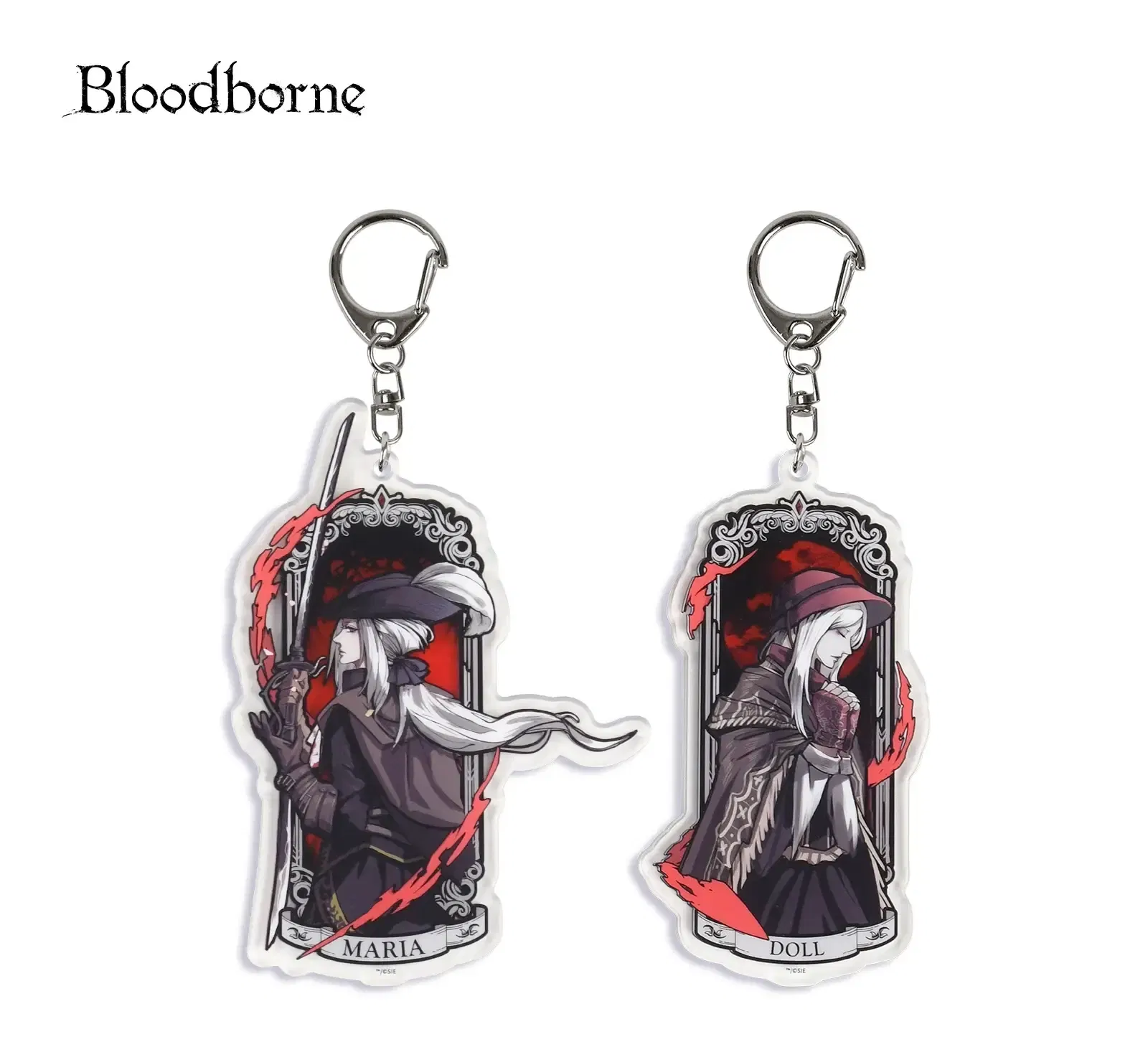 Bloodborne Acrylic Keychain Set Maria & Doll