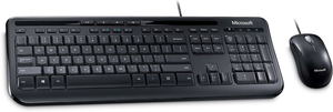 Microsoft 600 Wired Desktop Keyboard Mouse Combo (Black) for PC