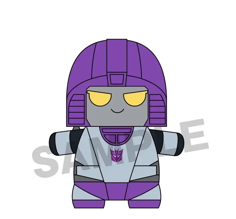 Mochibots Transformers Plush Mirage Decepticon Color Ver.