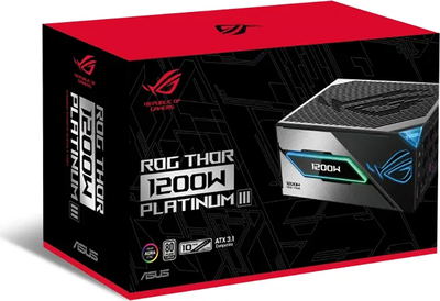 ASUS ROG Thor Platinum III, ROG-THOR-1200P3-GAMING, 1200W ATX 3.1