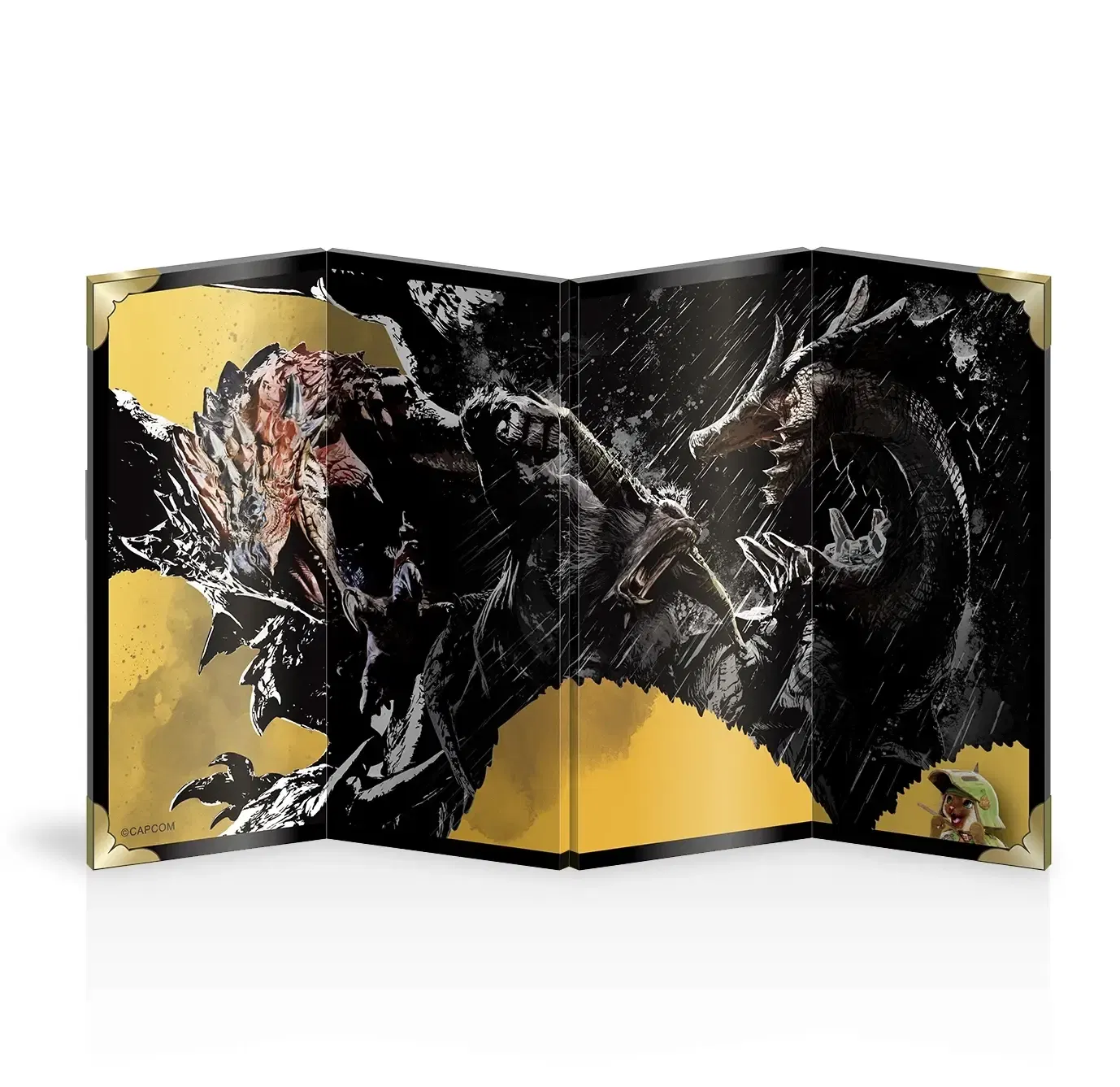 Monster Hunter - Monster Hunter Bridge Wall Art Mini Folding Screen