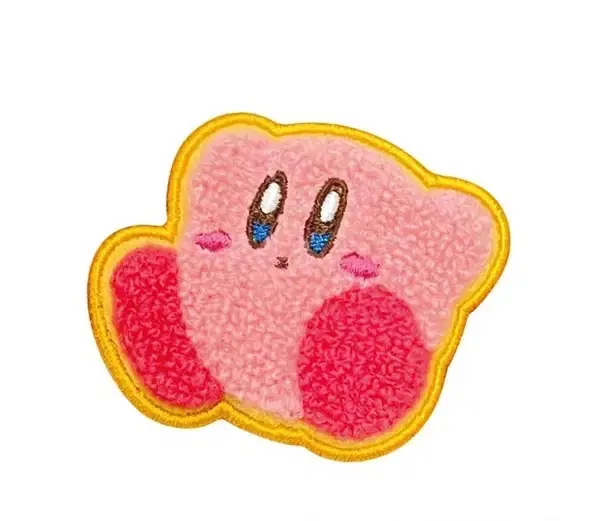 Chenille Putitto Badge Kirby's Dream Land 03 Kirby C