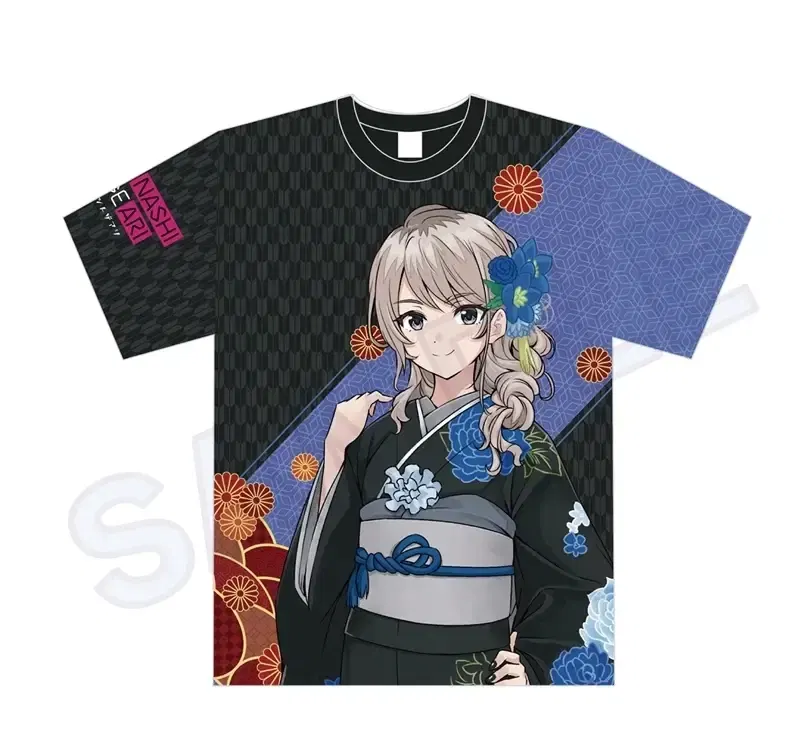 Girls Band Cry Full Graphic T-shirt Kimono Ver. Kawaragi Momoka (Re-run)