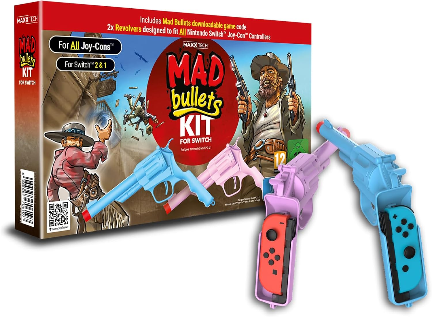 Mad Bullets Kit for Nintendo Switch 2 & 1 for Nintendo Switch, Nintendo ...