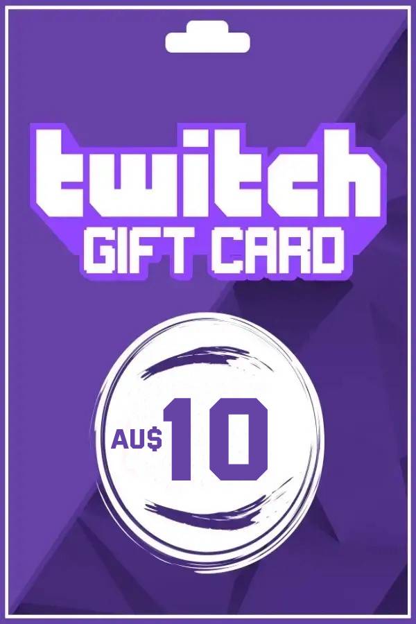 Twitch Gift Card 10 AUD | Australia Account Only digital