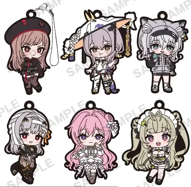 Goddess Of Victory: Nikke Rubber Strap Vol. 1 Box Ver. (Set of 6 Pieces)