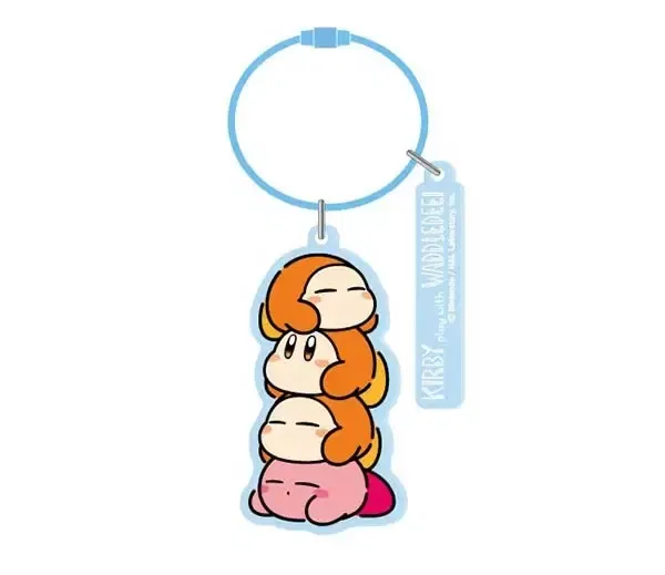 Wire Plate Key Chain Kirby's Dream Land Kirby Play With Waddledee 02 ...