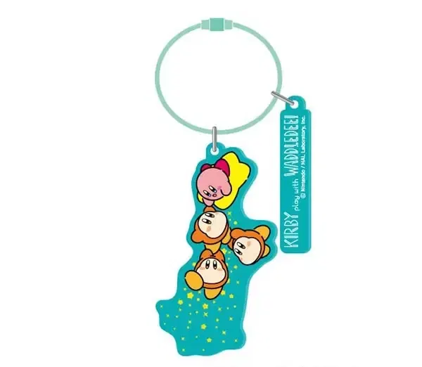 Wire Plate Key Chain Kirby's Dream Land Kirby Play With Waddledee 04 ...