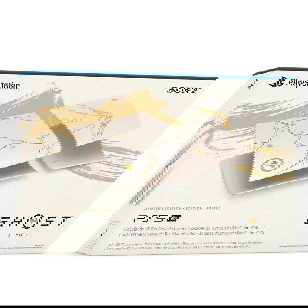 PS5 Pro Console Cover [Ghost of Yotei Gold Limited Edition Bundle] pára ...