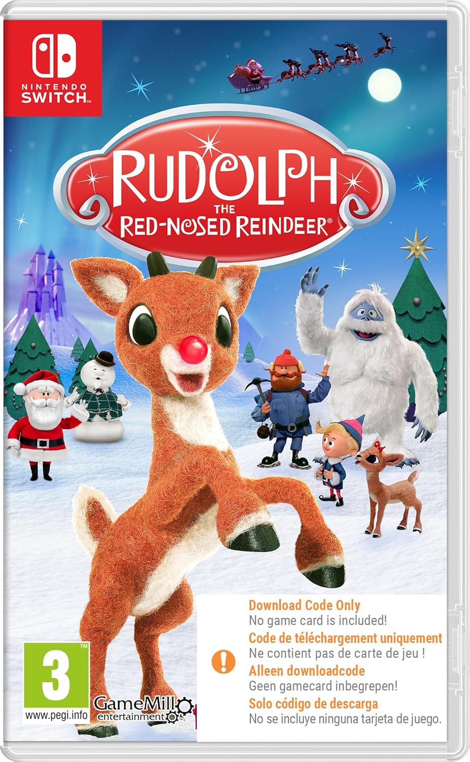 Rudolph The Red-Nosed Reindeer (Code in a box) for Nintendo Switch ...