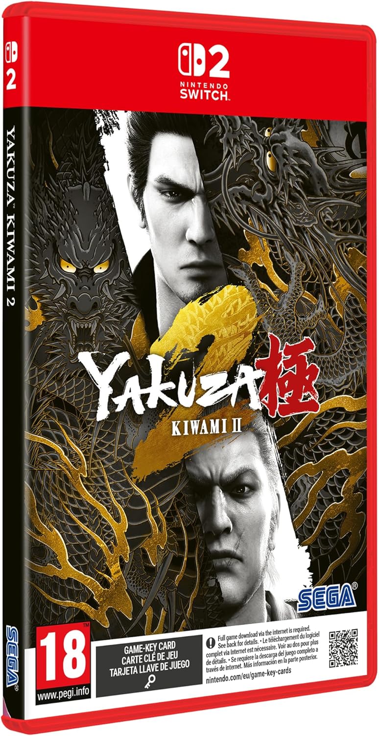 Yakuza Kiwami 2 Game Key Cart for Nintendo Switch 2