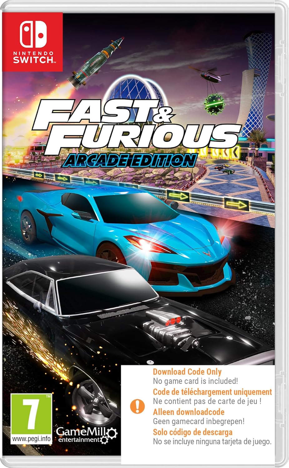 Fast & Furious: Arcade Edition (Code in a Box) for Nintendo Switch ...