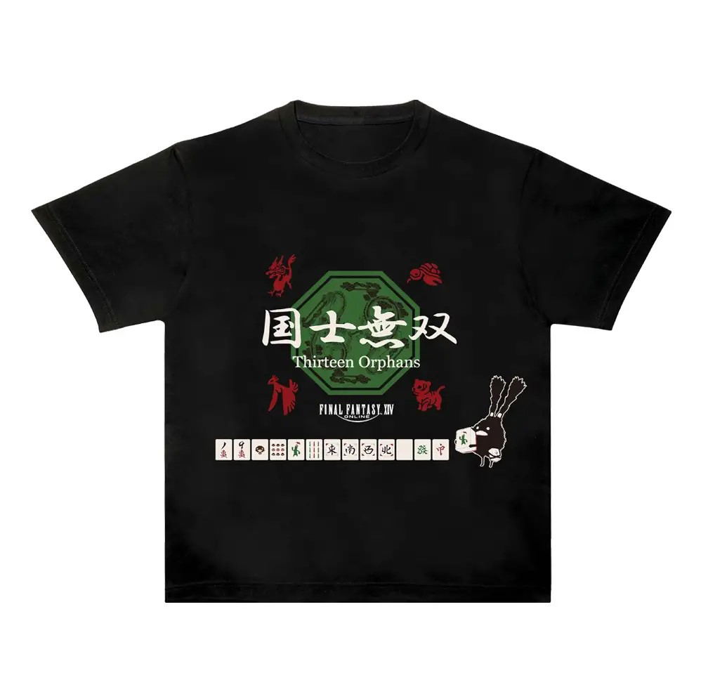 Final Fantasy XIV T-shirt Doman Mahjong (Size L)