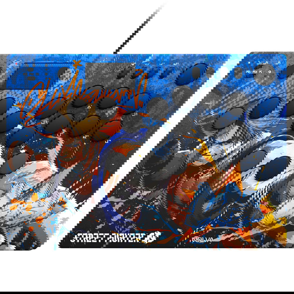 Street Fighter 6 NOLVA Mechanical All-Button Arcade Controller for PS5 ...