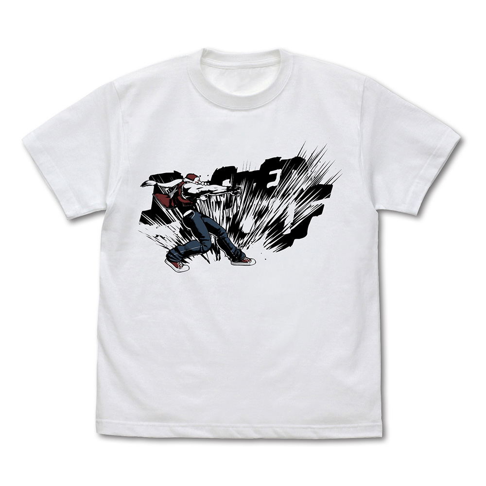 The King Of Fighters XV - Buster Wolf T-shirt (White | Size S)