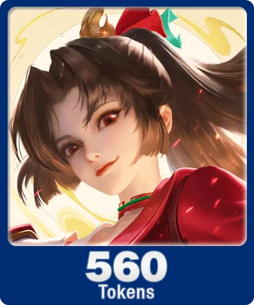 Honor of Kings 560 Tokens Direct Top-Up digital