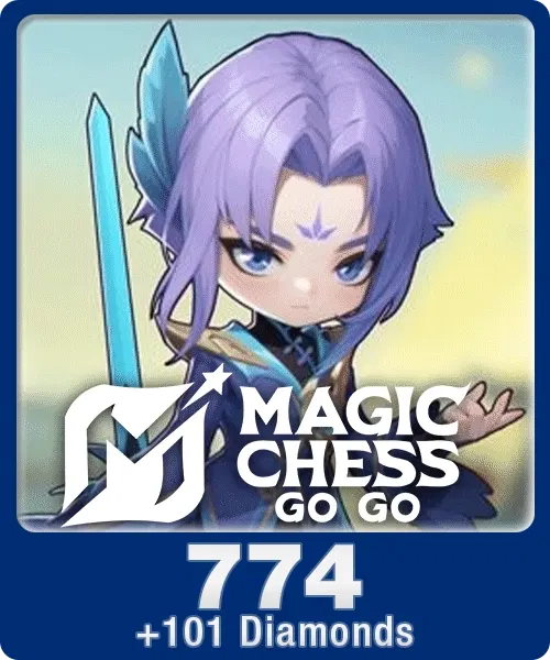 Magic Chess: Go Go 774 Diamonds + 101 Bonus digital
