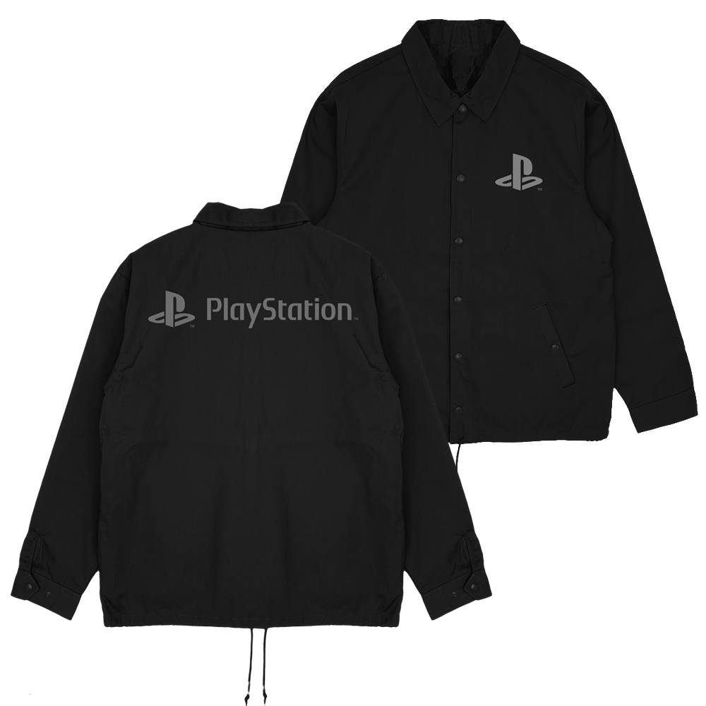 PlayStation - T/C Coach Jacket For PlayStation (Black | Size XL)