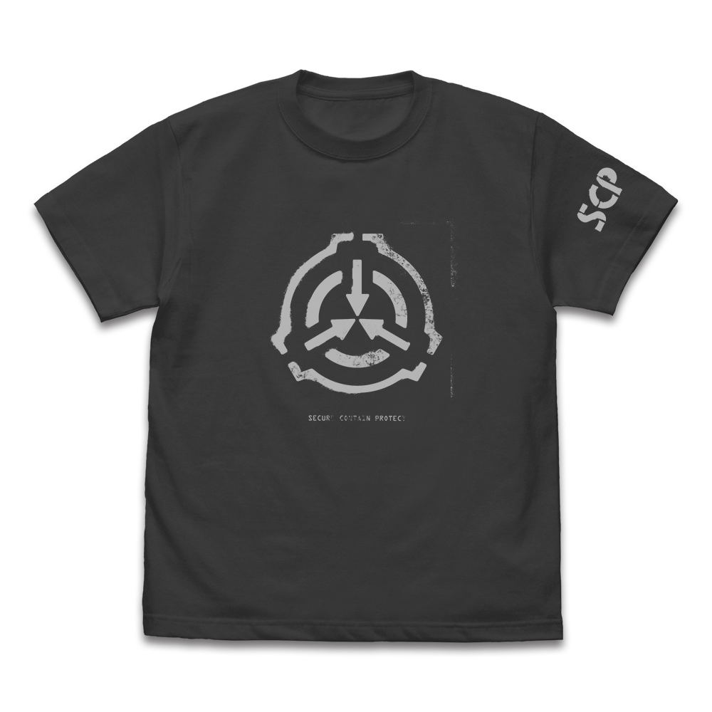 SCP Foundation - Stencil Logo T-shirt (Sumi | Size M)