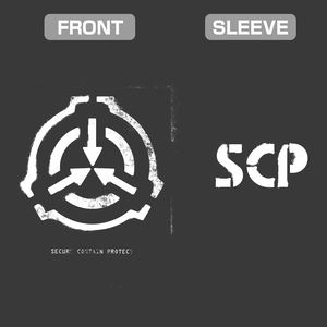 SCP Foundation - Stencil Logo T-shirt (Sumi | Size M)