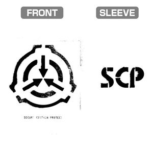 SCP Foundation - Stencil Logo T-shirt (White | Size M)