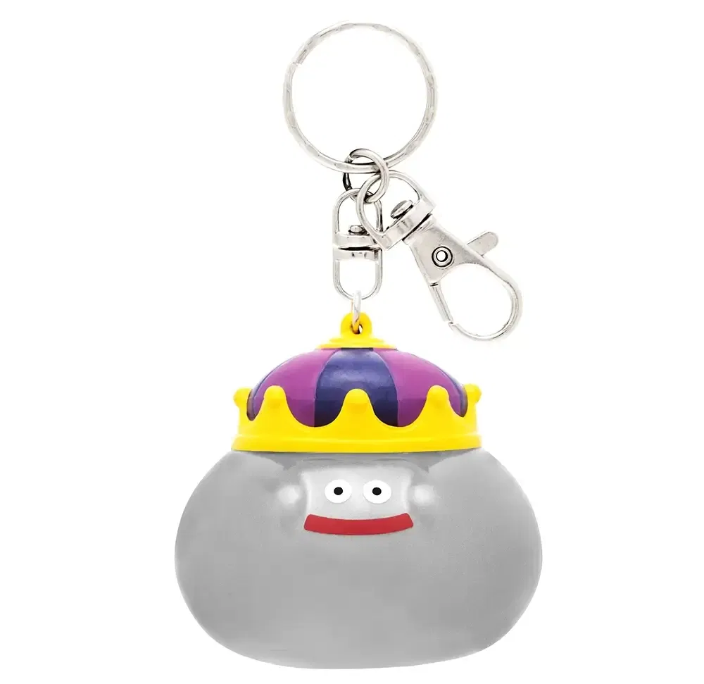Dragon Quest Smile Slime Balloon Mascot Key Chain Metal King Slime