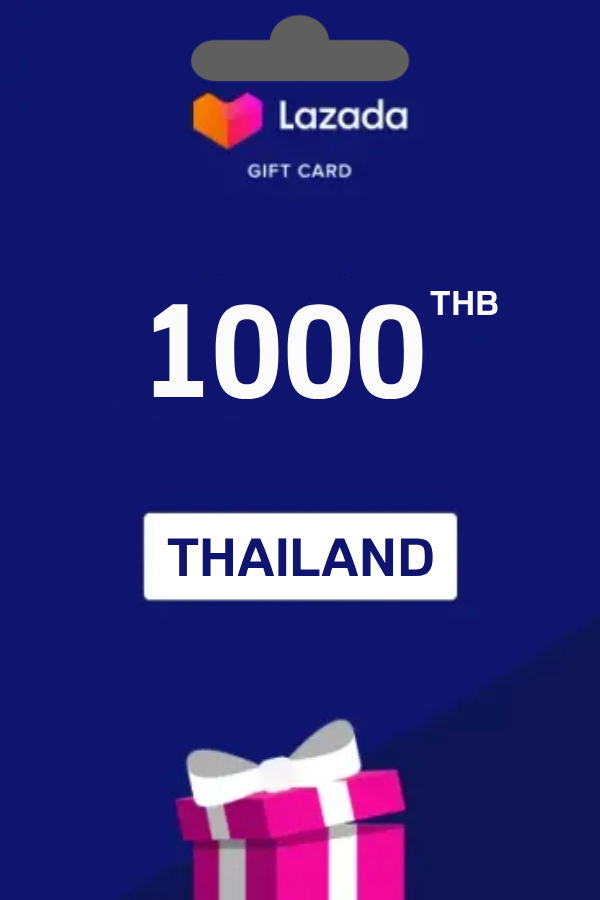 Lazada Gift Card 1000 THB | Thailand Account digital