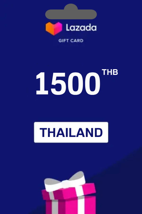 Lazada Gift Card 1500 THB | Thailand Account digital