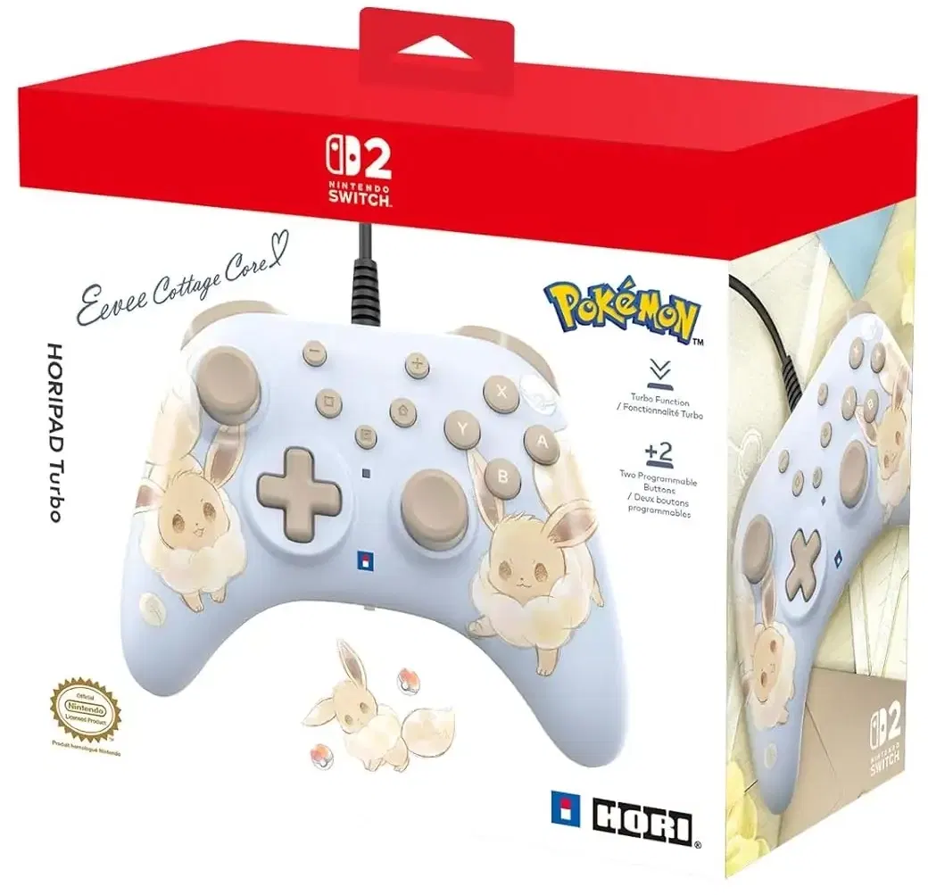 Horipad TURBO for Nintendo Switch 2 (Eevee Cottage Core) for Nintendo ...