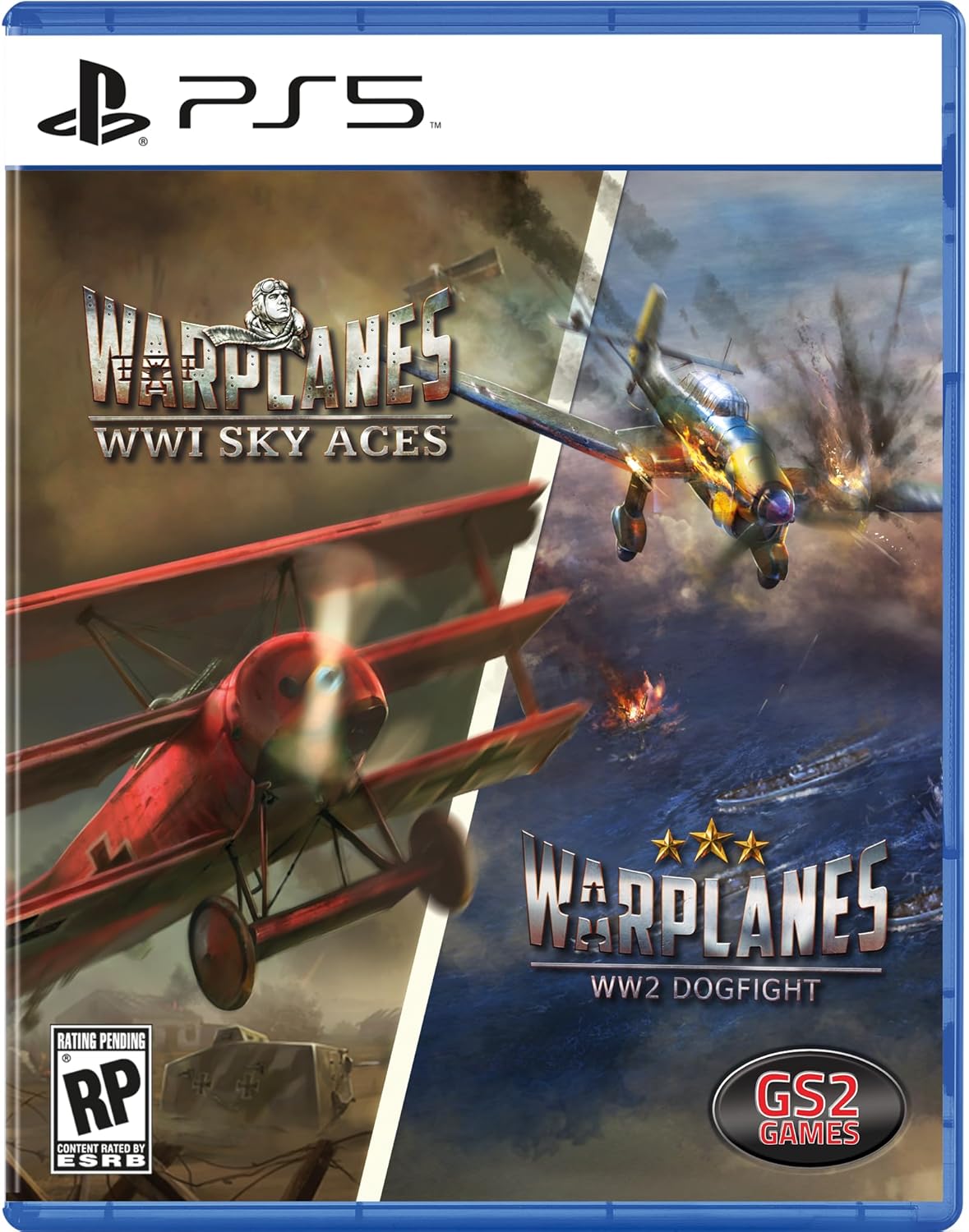 Warplanes: WW1 Sky Aces + Warplanes: WW2 Dogfight for PlayStation 5