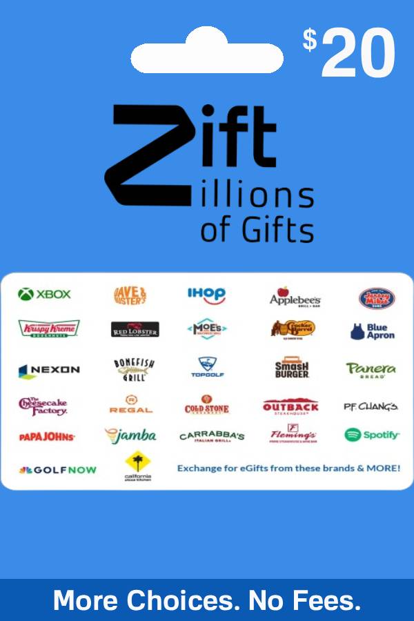 Zift Zillions Of Gifts 20 USD | US Account digital