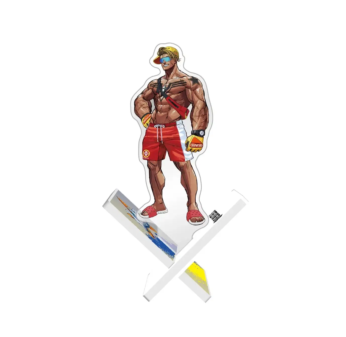 Street Fighter 6 Batten Acrylic Stand Luke Outfit 4