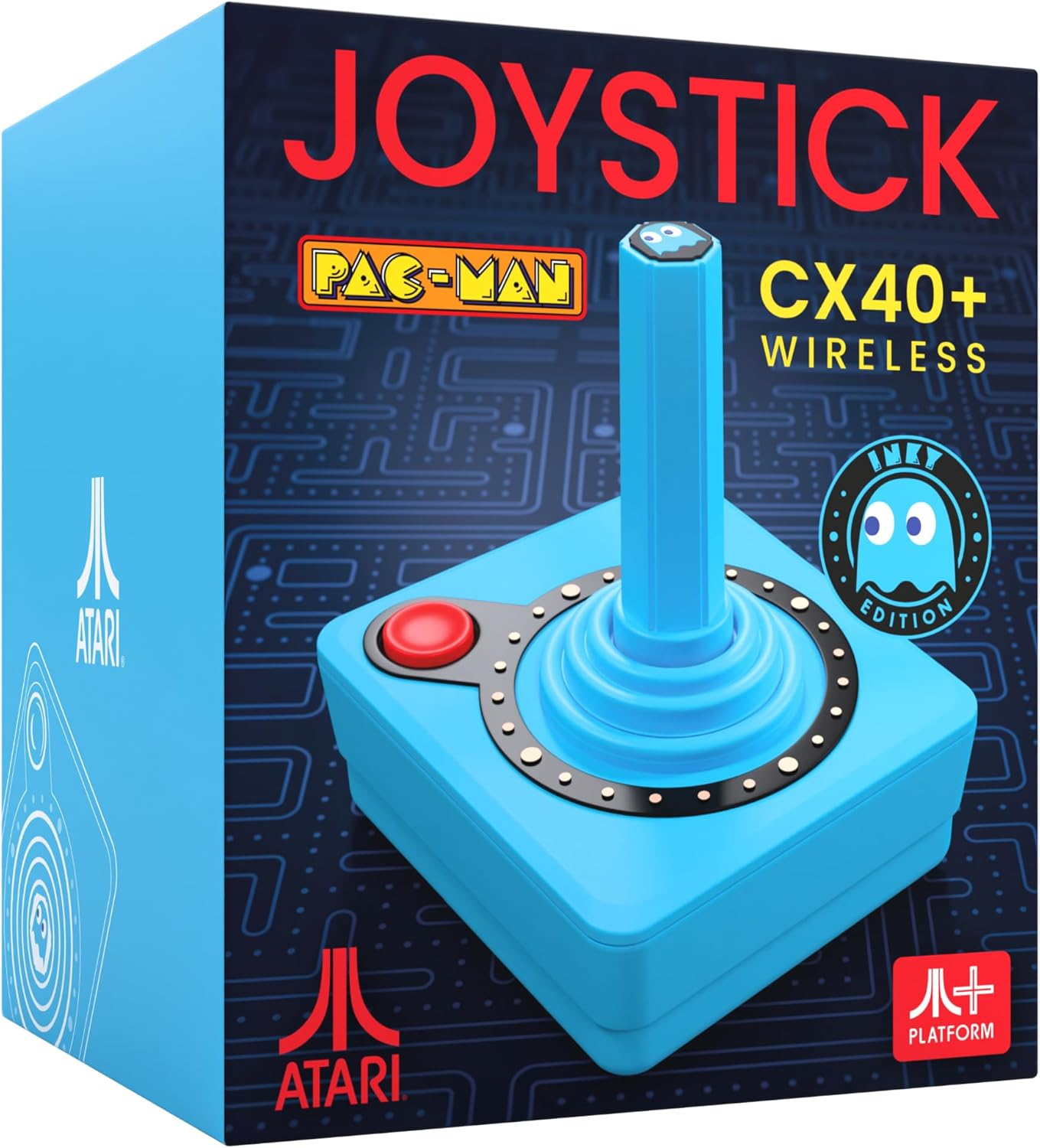 CX40+ Wireless Joystick: PAC-MAN Edition (Blue)