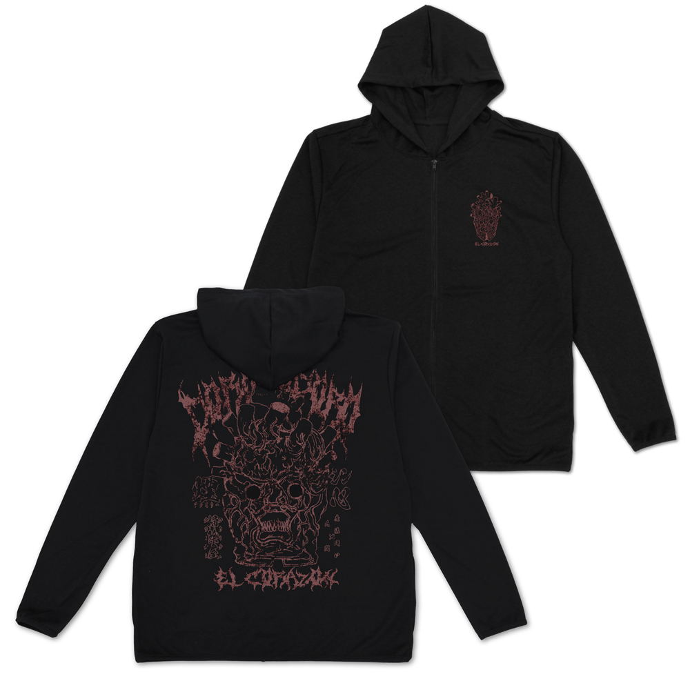 Dorohedoro (Original Version) - Shin Mask Thin Dry Hoodie (Black | Size XL)