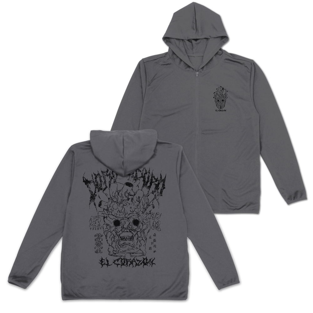 Dorohedoro (Original Version) - Shin Mask Thin Dry Hoodie (Gray | Size XL)
