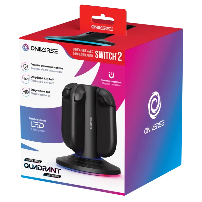Oniverse Quadrant Fast Charging Station for Switch 2 for Nintendo Switch 2