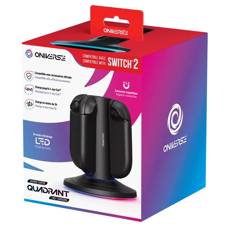 Oniverse Quadrant Fast Charging Station for Switch 2 for Nintendo Switch 2
