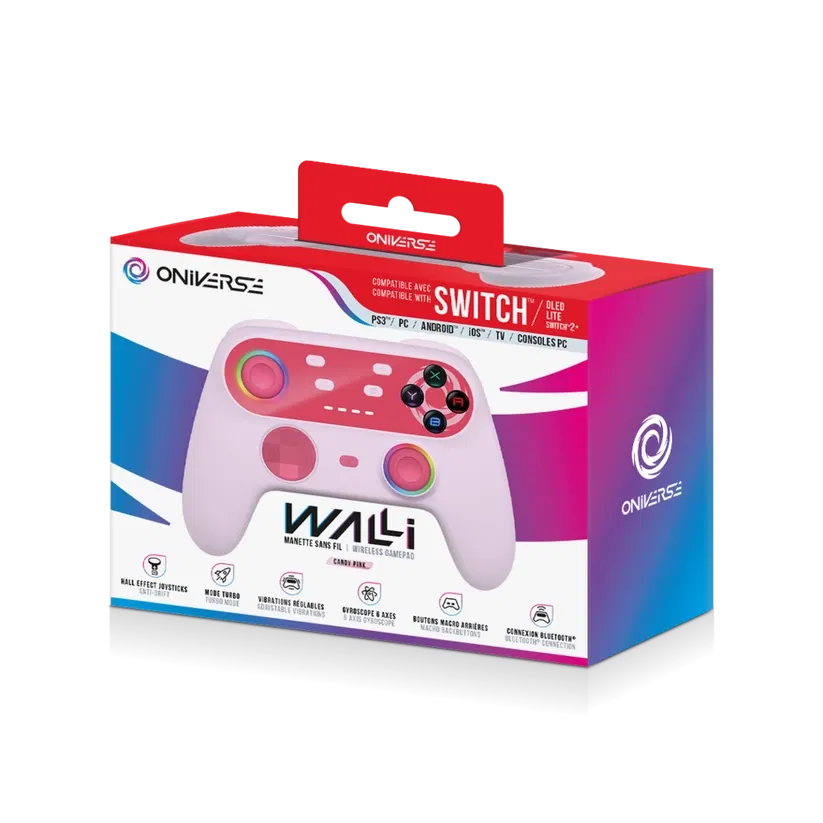 Oniverse Walli Bluetooth Wireless Controller for Switch / PS3 / PC ...