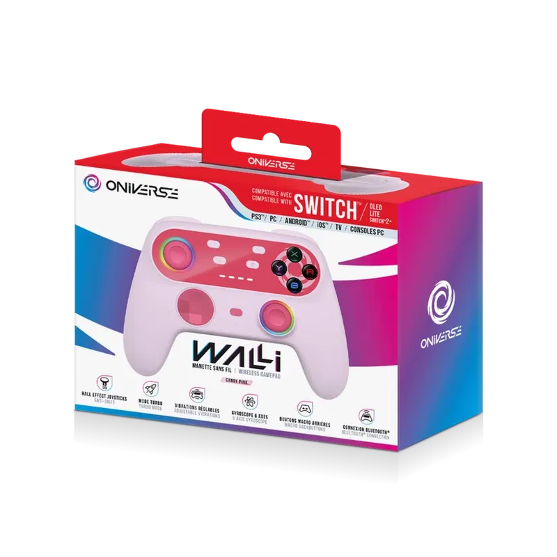 Oniverse Walli Bluetooth Wireless Controller for Switch / PS3 / PC ...
