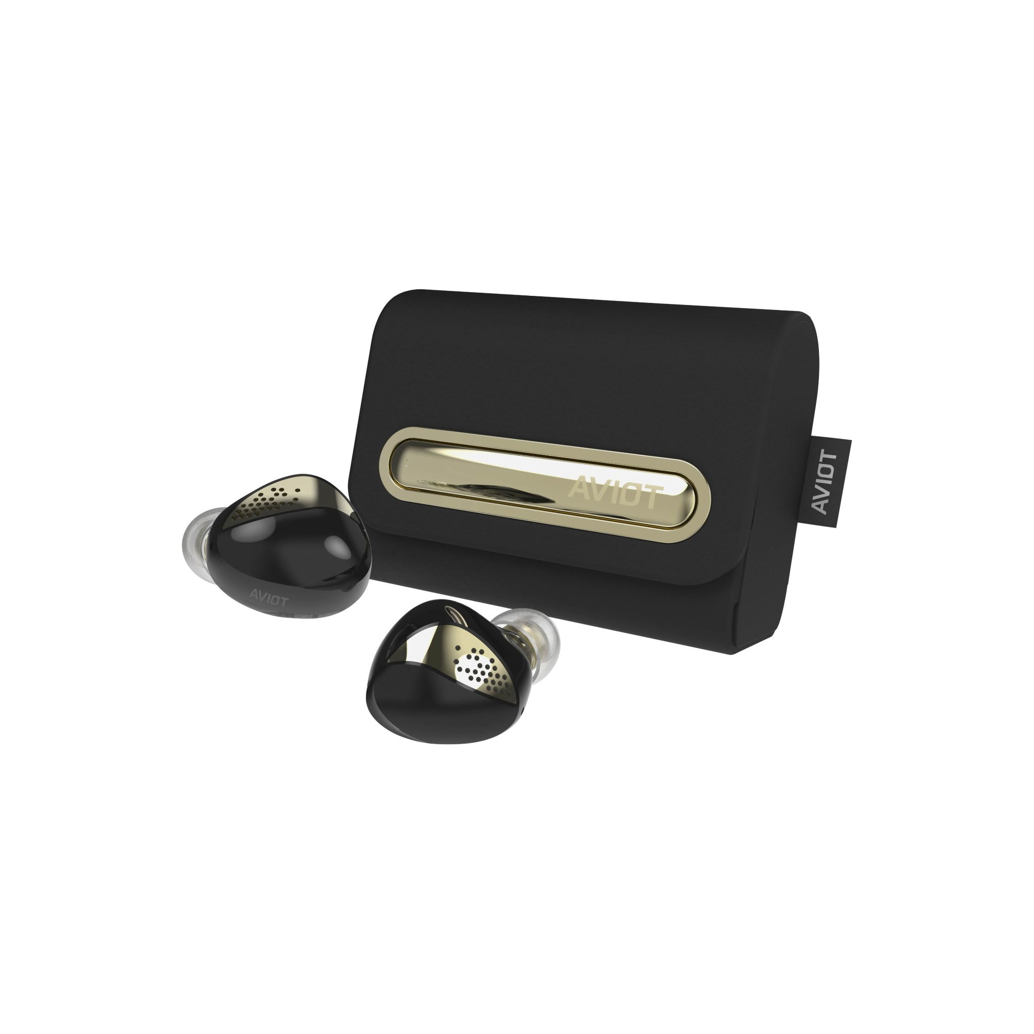 Aviot TE-J2 Wireless Earphones [Black] for Android, iOS