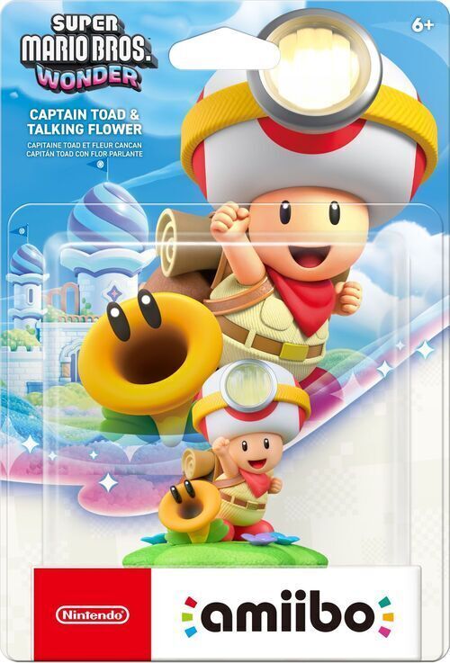 amiibo Super Mario Bros. Wonder (Captain Toad & Talking Flower) for ...