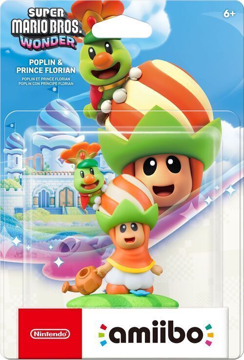 amiibo Super Mario Bros. Wonder (Poplin & Prince Florian) for Nintendo ...