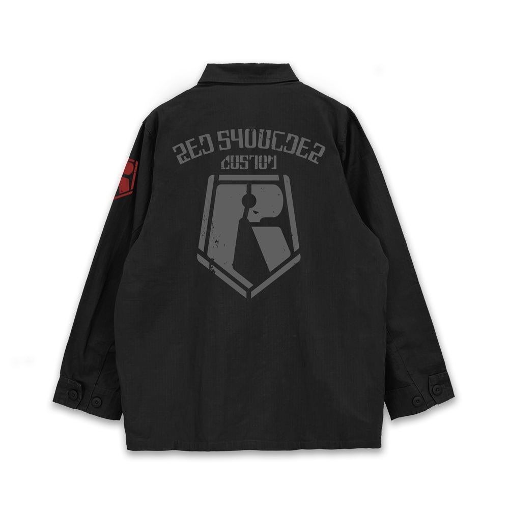 Armored Trooper Votoms - Red Shoulder Custom Fatigue Jacket (Black ...