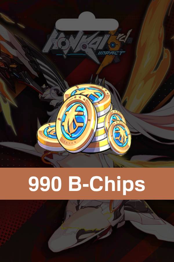Honkai Impact 3 Voucher 990 B-Chips | Malaysia Account digital