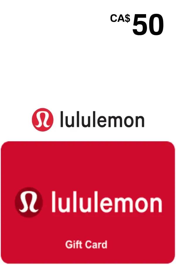 Lululemon Gift Card 50 CAD | Canada Account digital